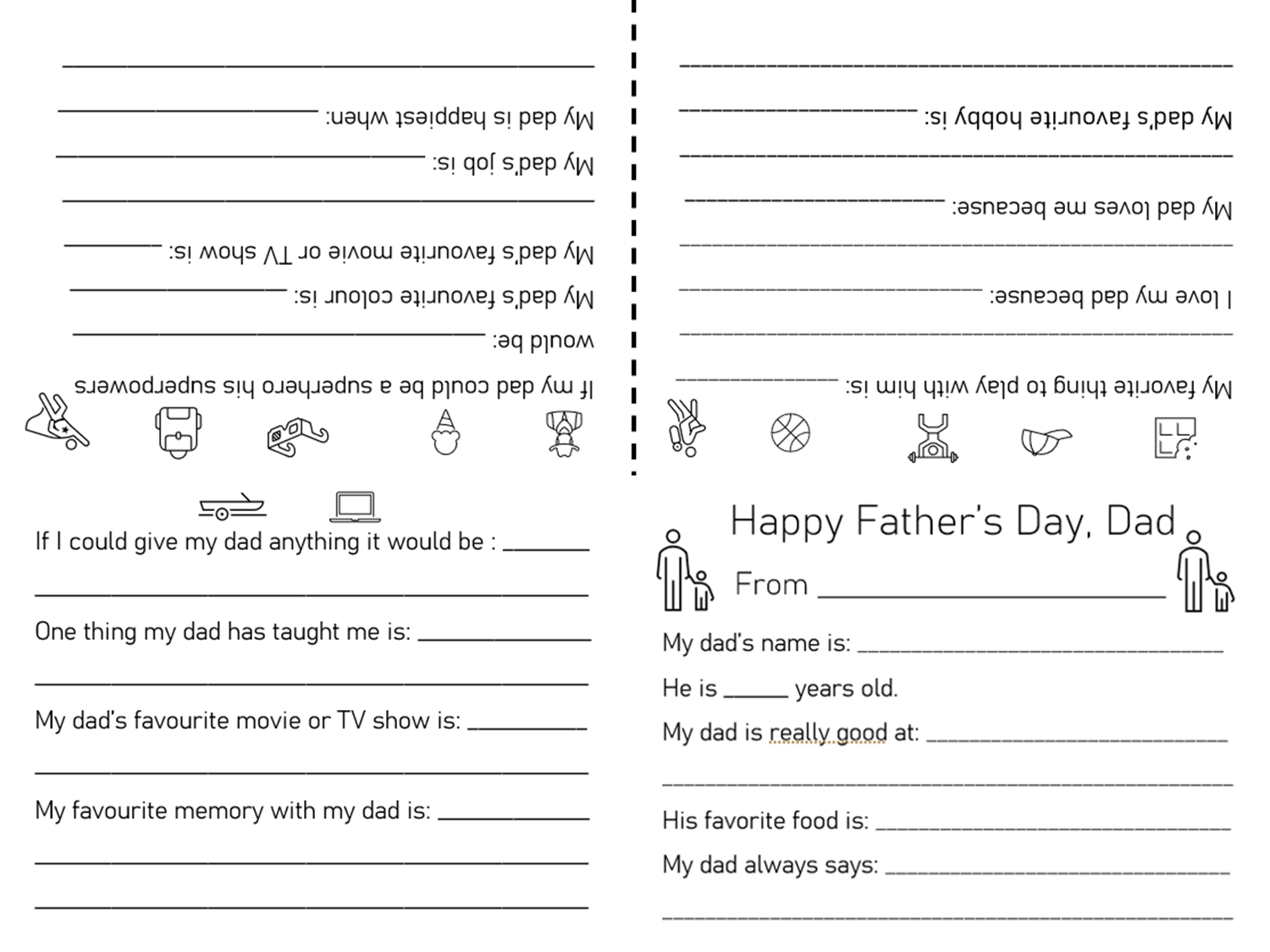 Father’s Day Booklet – F.U.S.E. Family Focus